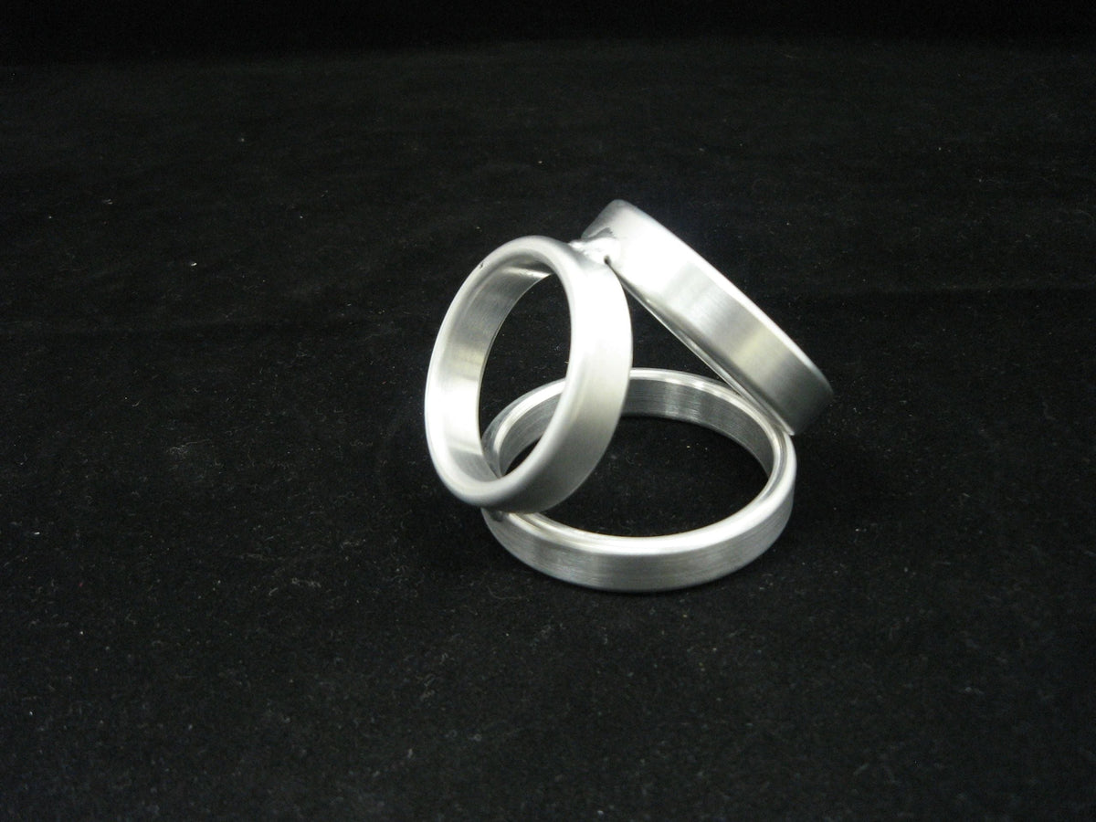 Stainless Steel SS Super Tri Rings Triple Ring Cock Cage – Ballistic Metal
