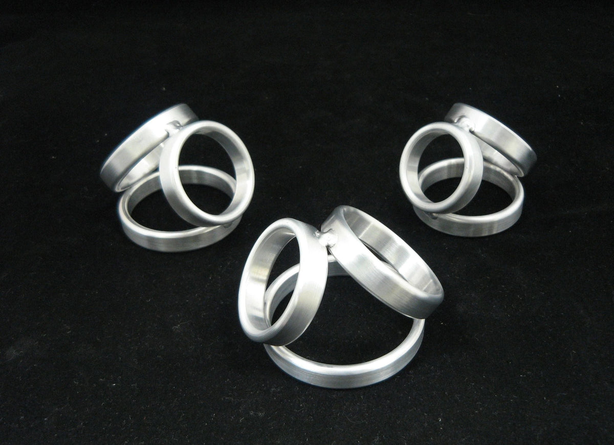 Custom Sized Stainless Steel SS Super Tri Rings Triple Ring Cock Cage ...